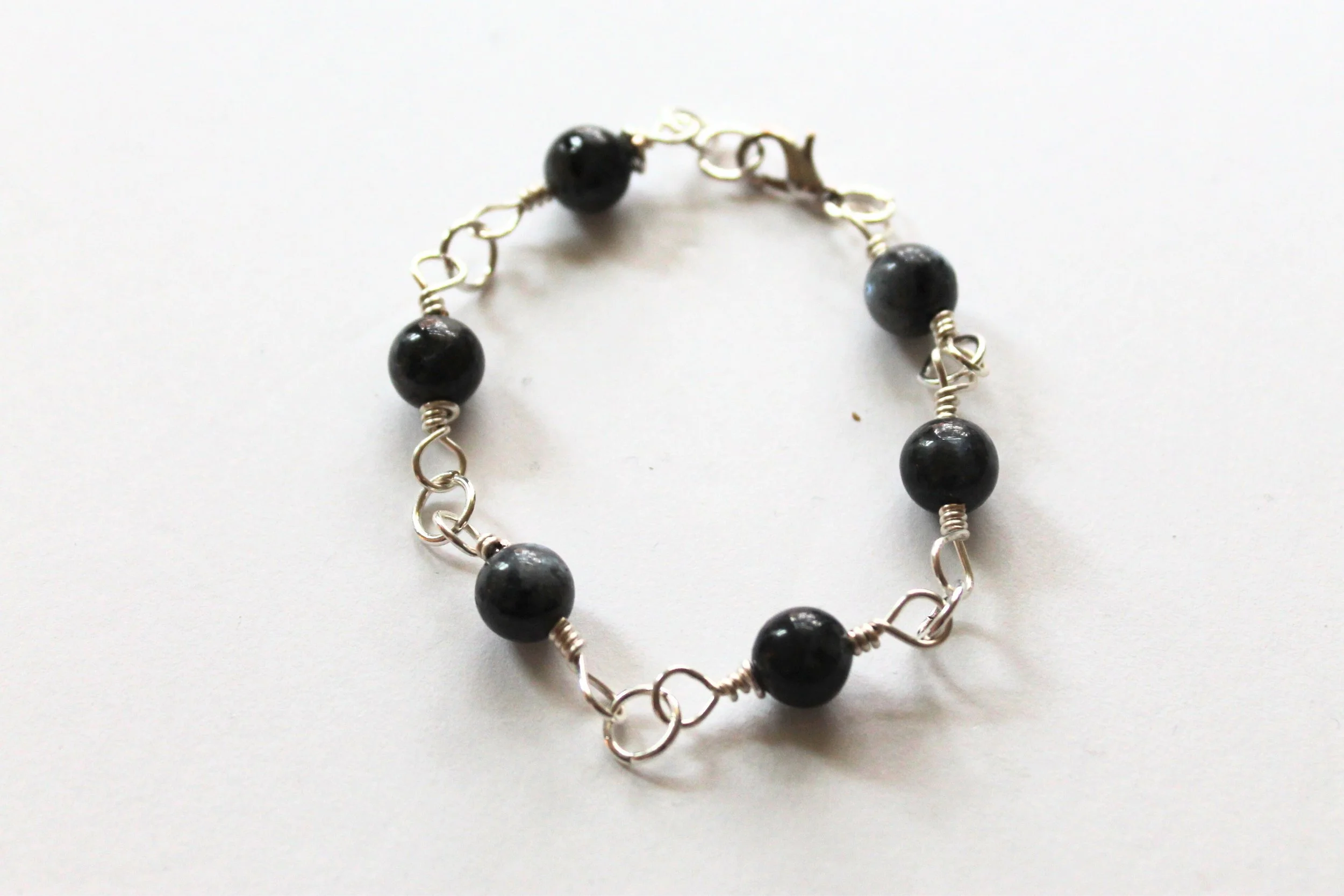 How to Wire Wrap a Gemstone Bracelet - Technique 2 — Kimberlie Kohler ...