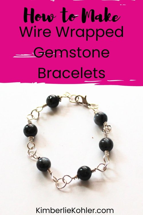 How to Wire Wrap a Gemstone Bracelet - Technique 2 — Kimberlie Kohler ...