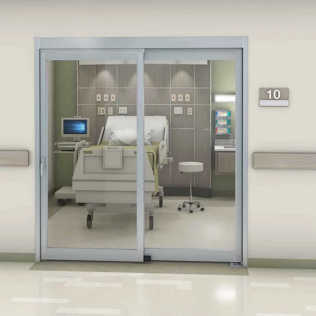 ICU/Manual Sliding Doors — Activated Doors