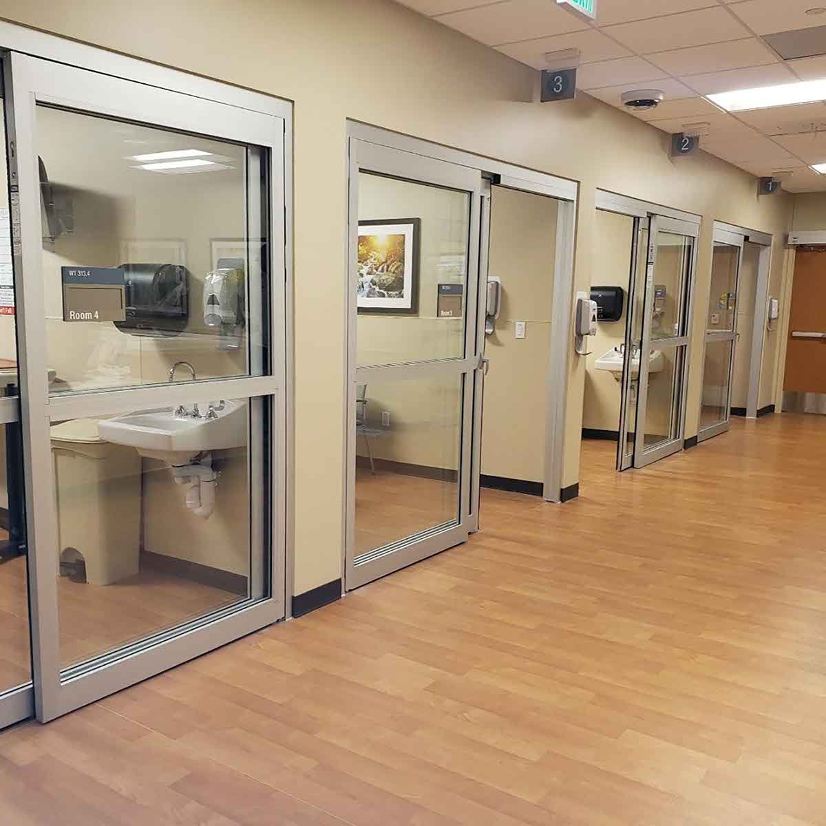 ICU/Manual Sliding Doors — Activated Doors
