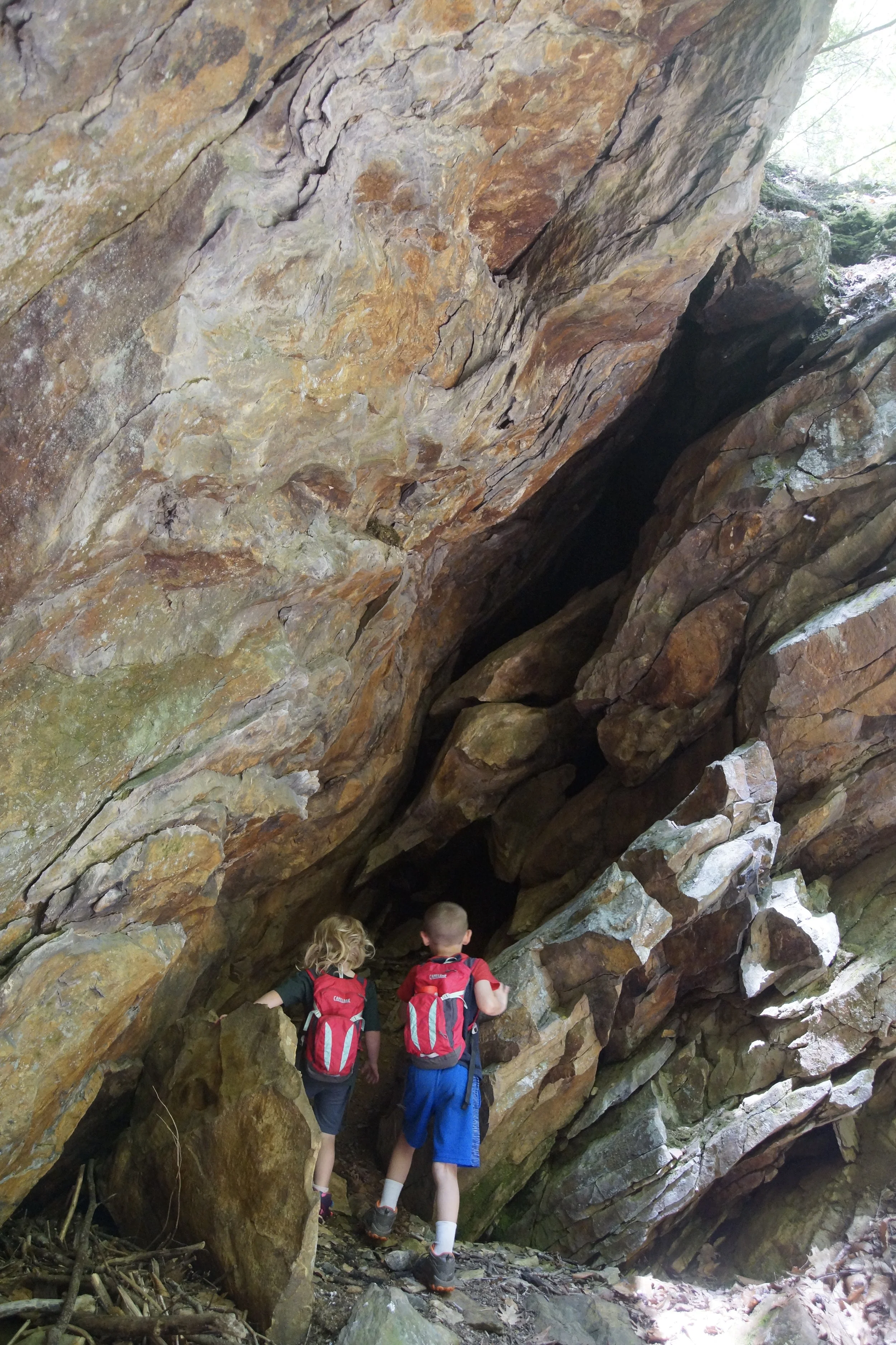The Caveman Cometh - Tory Cave Falls — Berkshire Family Hikes