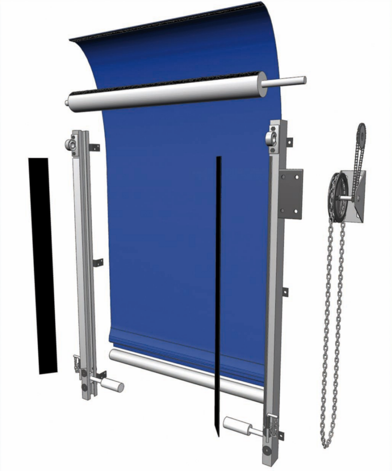 Porte à rouleau - Les Toiles Industrielles de Beauce Inc.