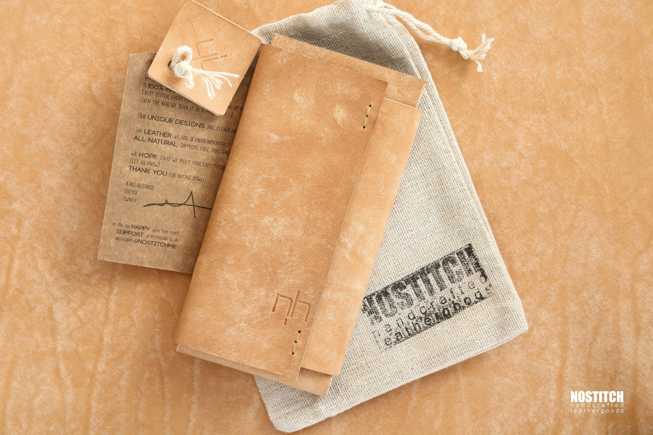 The Fold Plus - Handmade minimal leather wallet | Nostitch