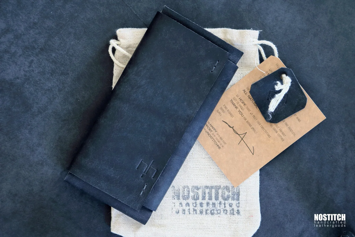 The Fold Plus - Handmade minimal leather wallet | Nostitch