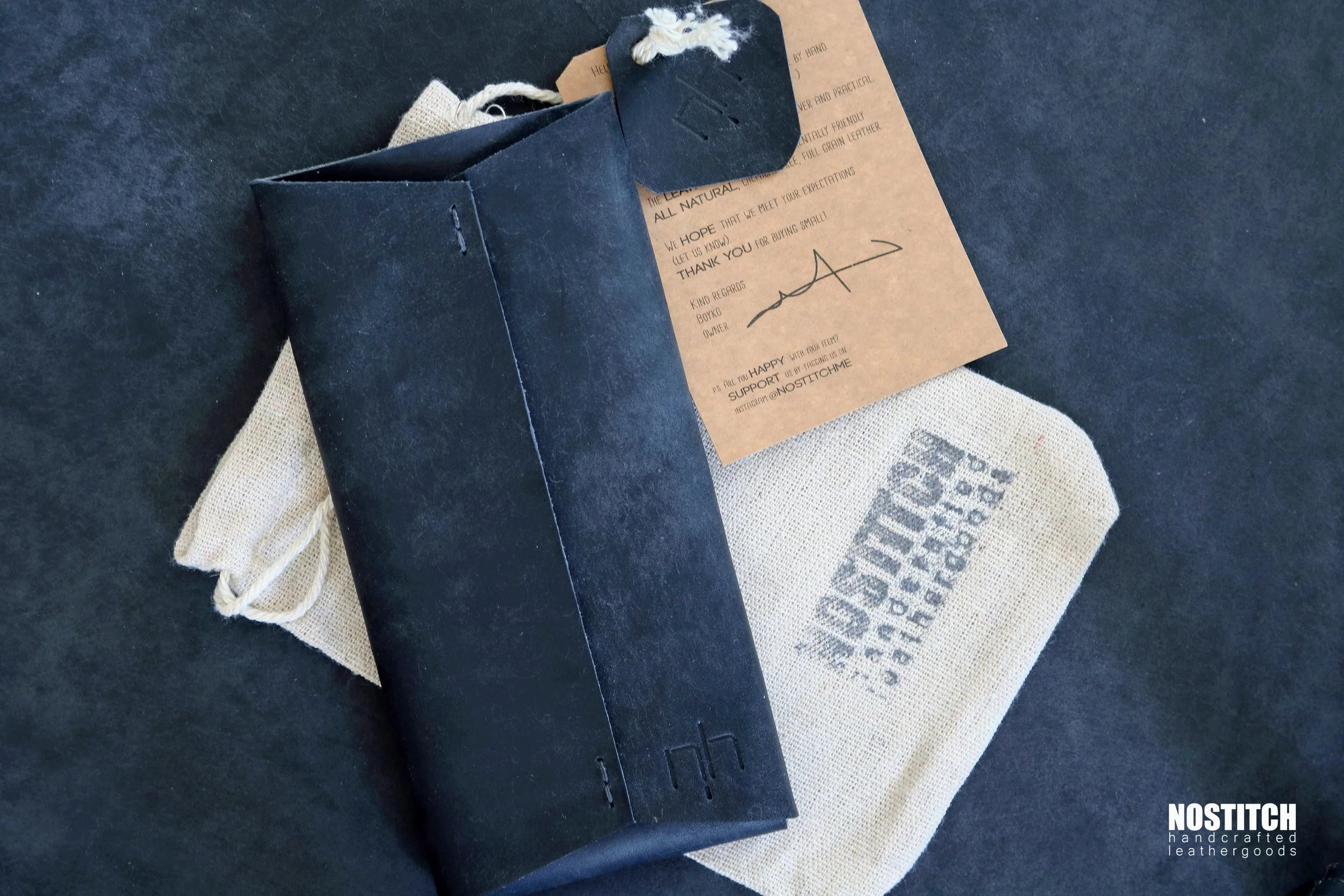 The Fold Plus - Handmade minimal leather wallet | Nostitch