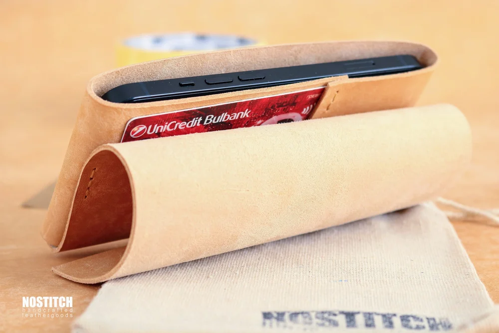 The Fold Plus - Handmade minimal leather wallet | Nostitch