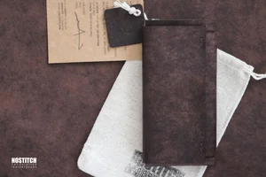 The Fold Plus - Handmade minimal leather wallet | Nostitch