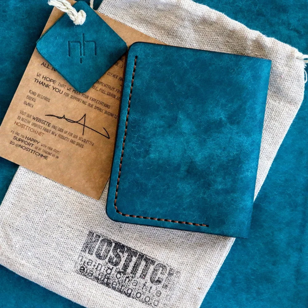 The Fold Plus - Handmade minimal leather wallet | Nostitch