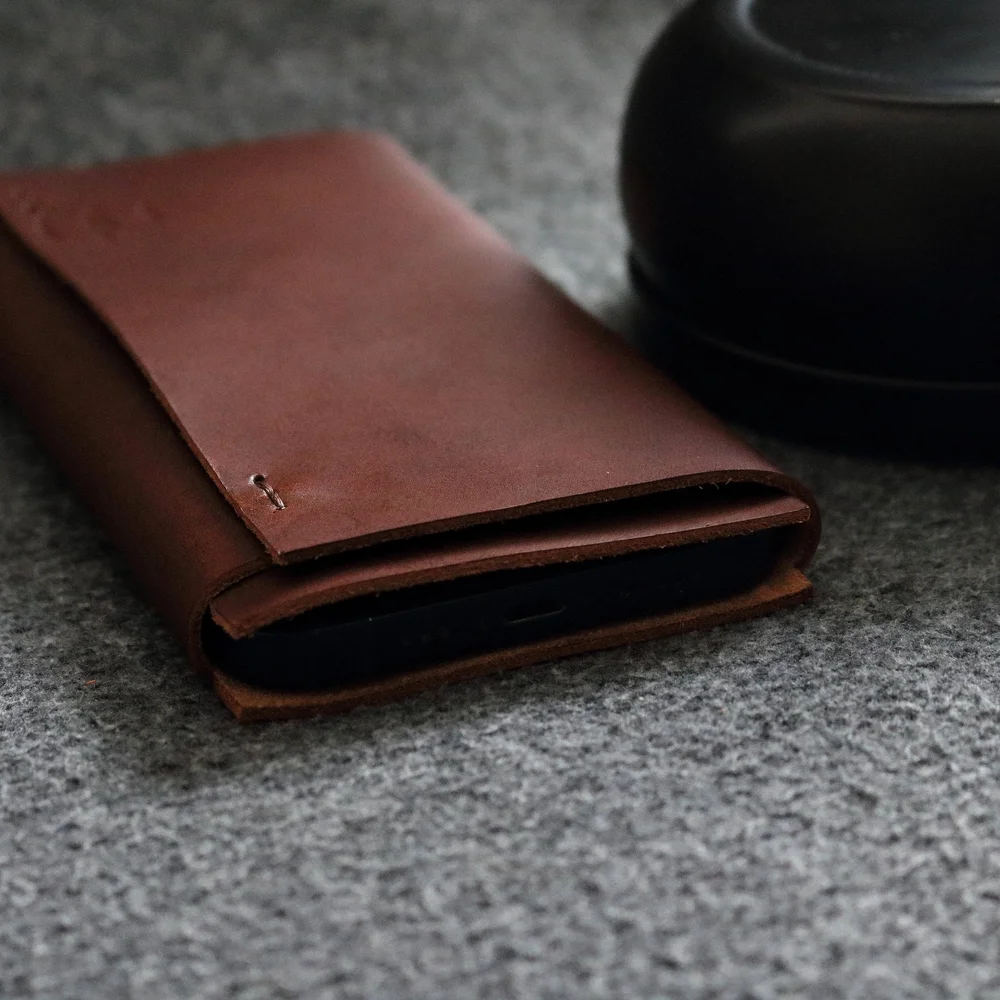 The Origami Case - Handmade iPhone leather wallet case | Nostitch