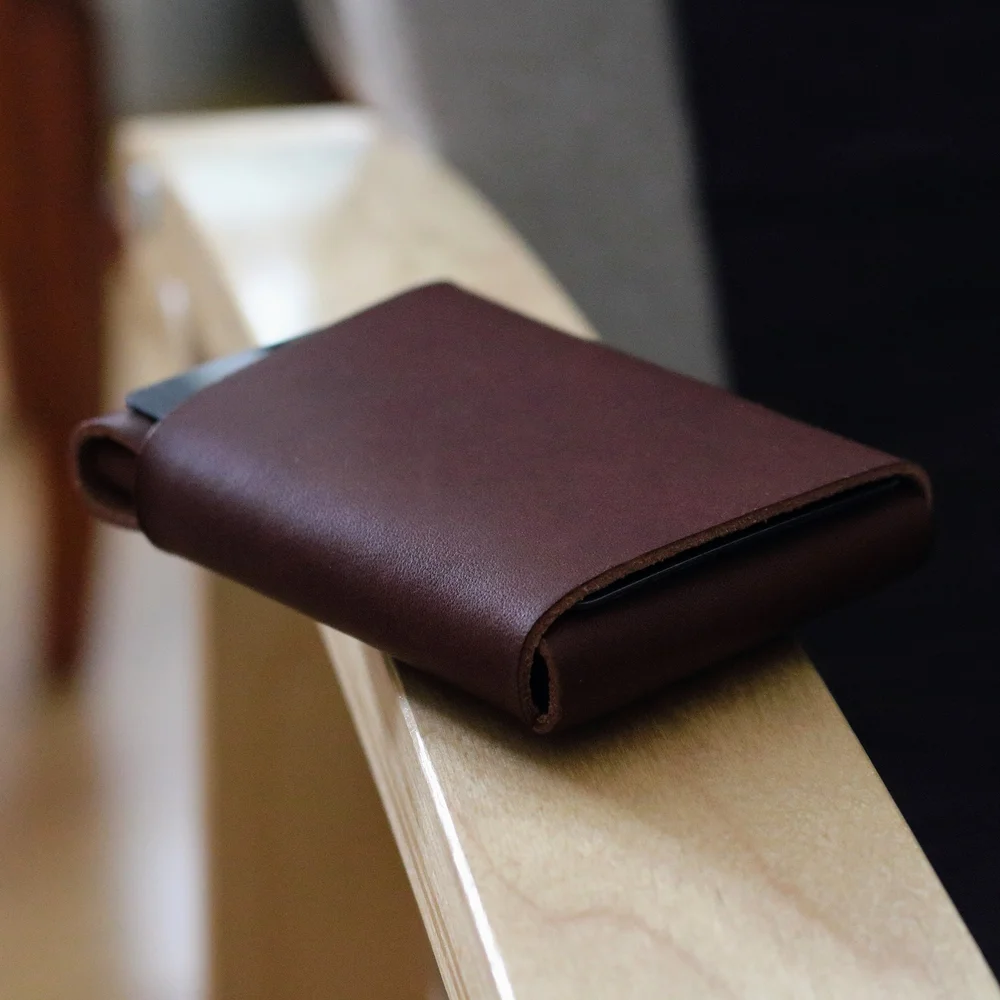 The Fold Plus - Handmade minimal leather wallet | Nostitch