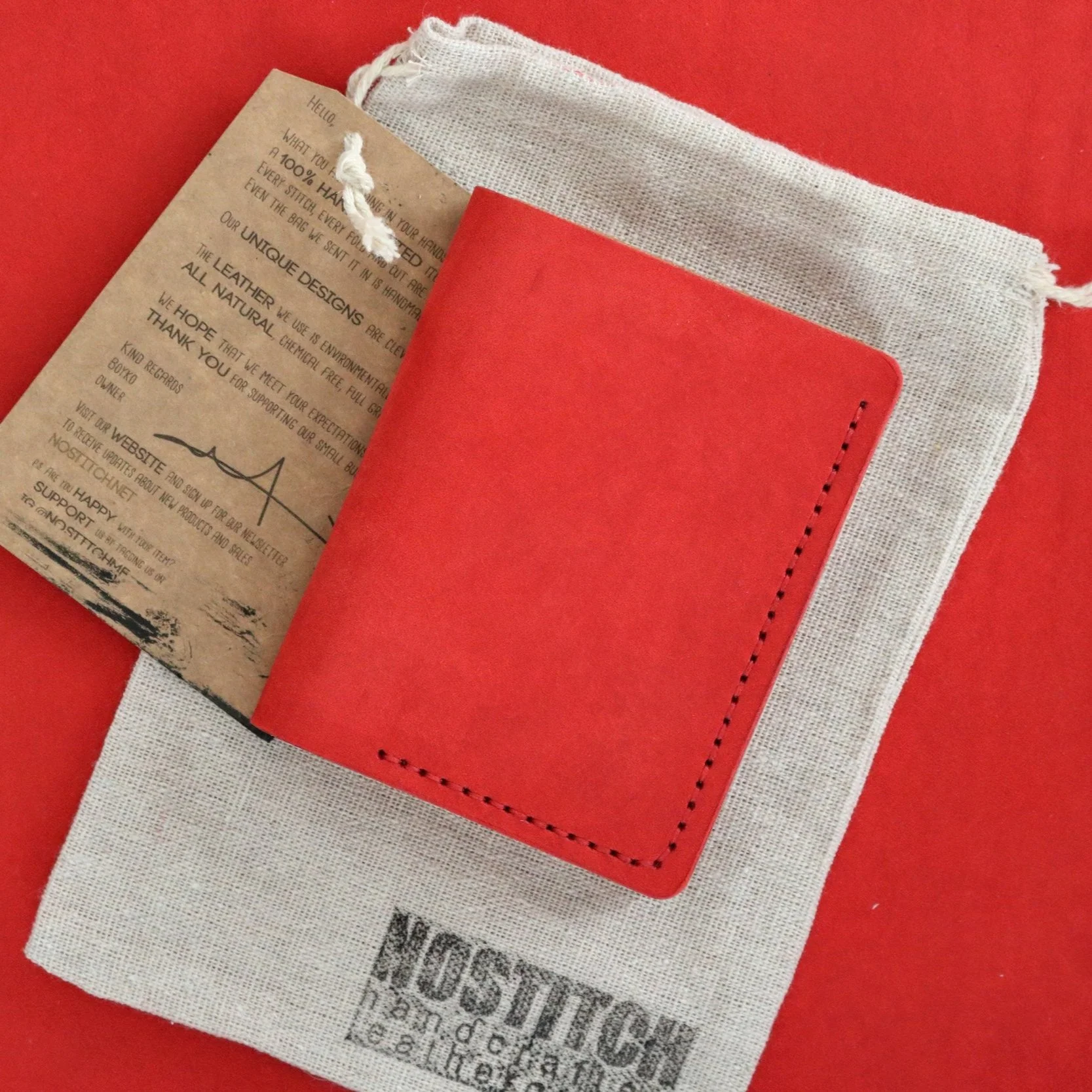 The Fold Plus - Handmade minimal leather wallet | Nostitch