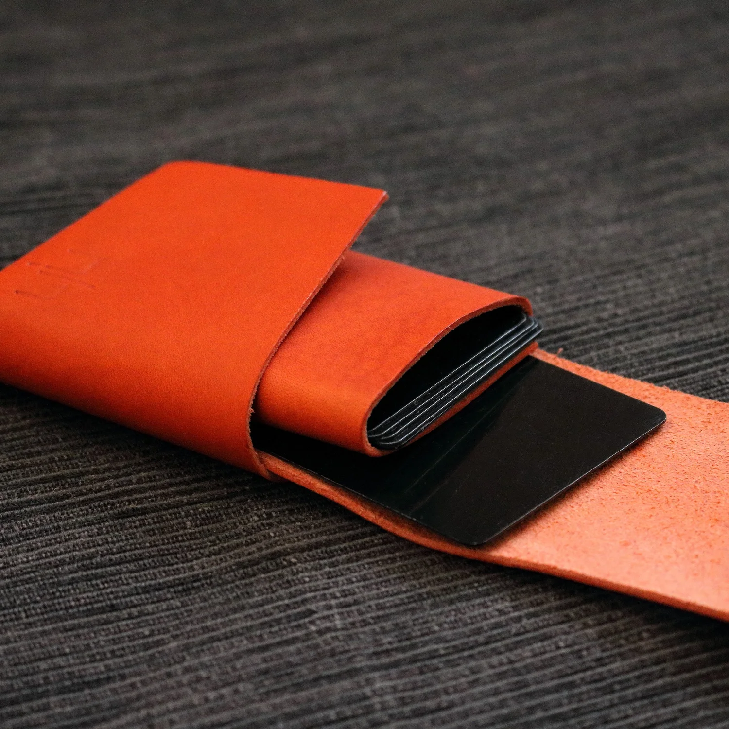 The Fold Plus - Handmade minimal leather wallet | Nostitch