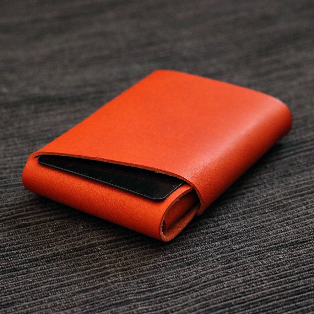 The Fold Plus - Handmade minimal leather wallet | Nostitch