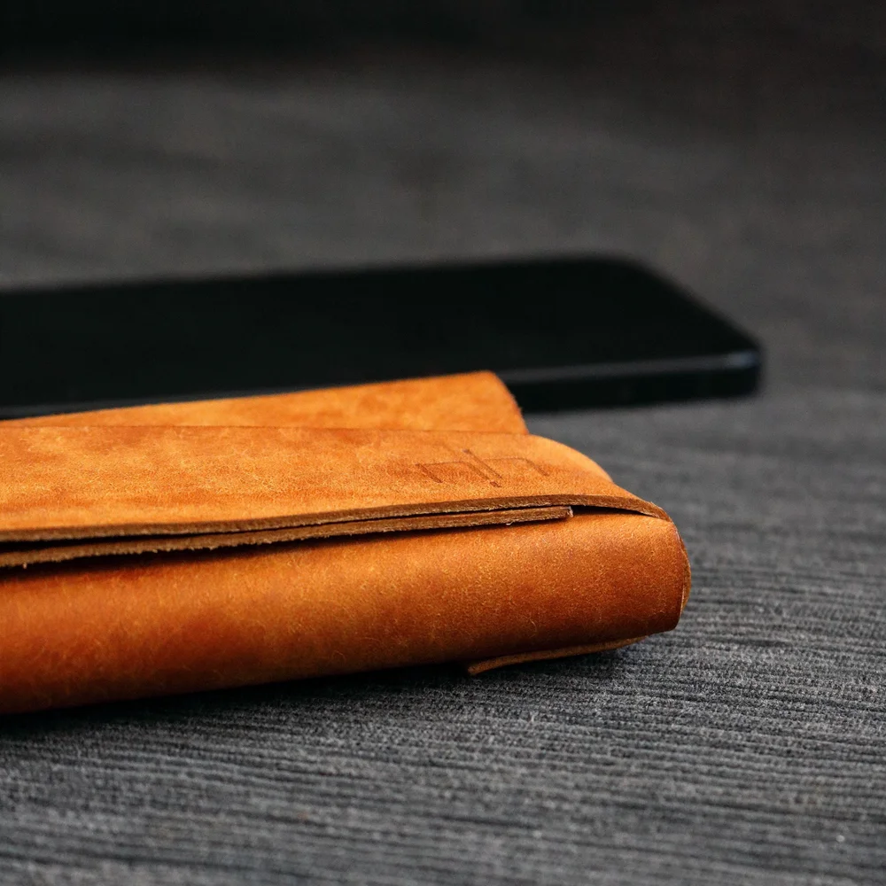 The Fold Plus - Handmade minimal leather wallet | Nostitch