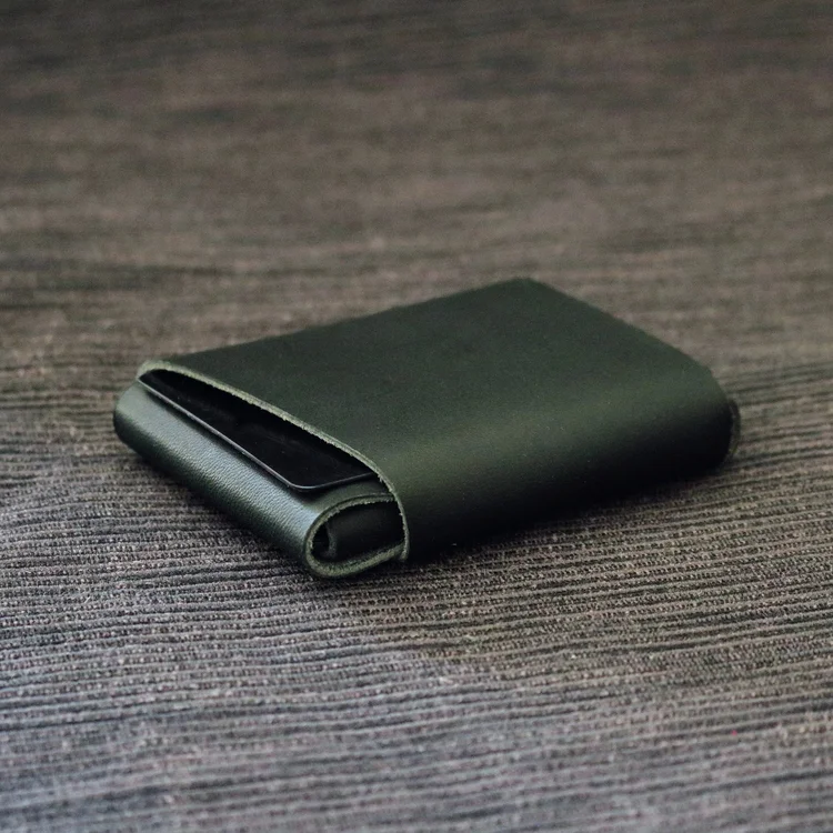 The Fold Plus - Handmade minimal leather wallet | Nostitch