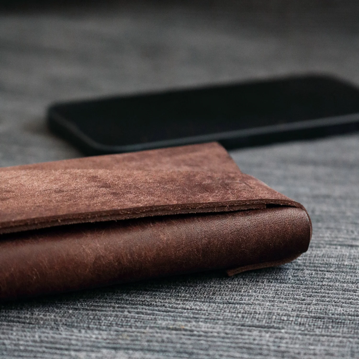 The Fold Plus - Handmade minimal leather wallet | Nostitch