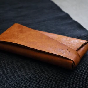 The Fold Plus - Handmade minimal leather wallet | Nostitch