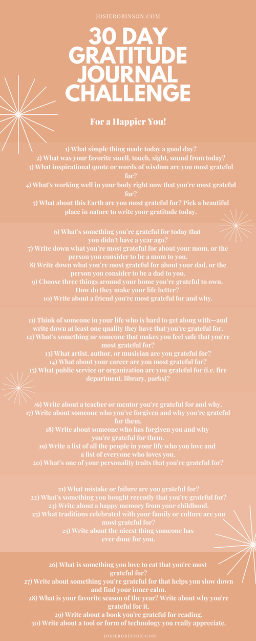 30-Day Gratitude Challenge: Transform Your Mental Health with Daily ...