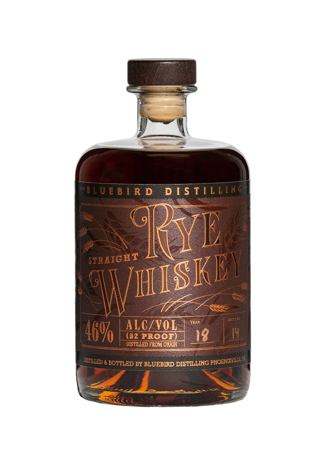 Straight Rye Whiskey — Bluebird Distilling