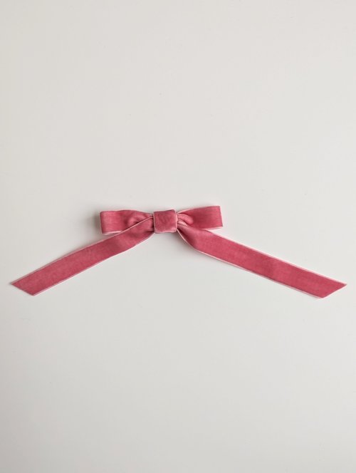 Luxurious Yellow Velvet Ribbon Hair Bow Clip. Elegant Handcrafted Hair ...