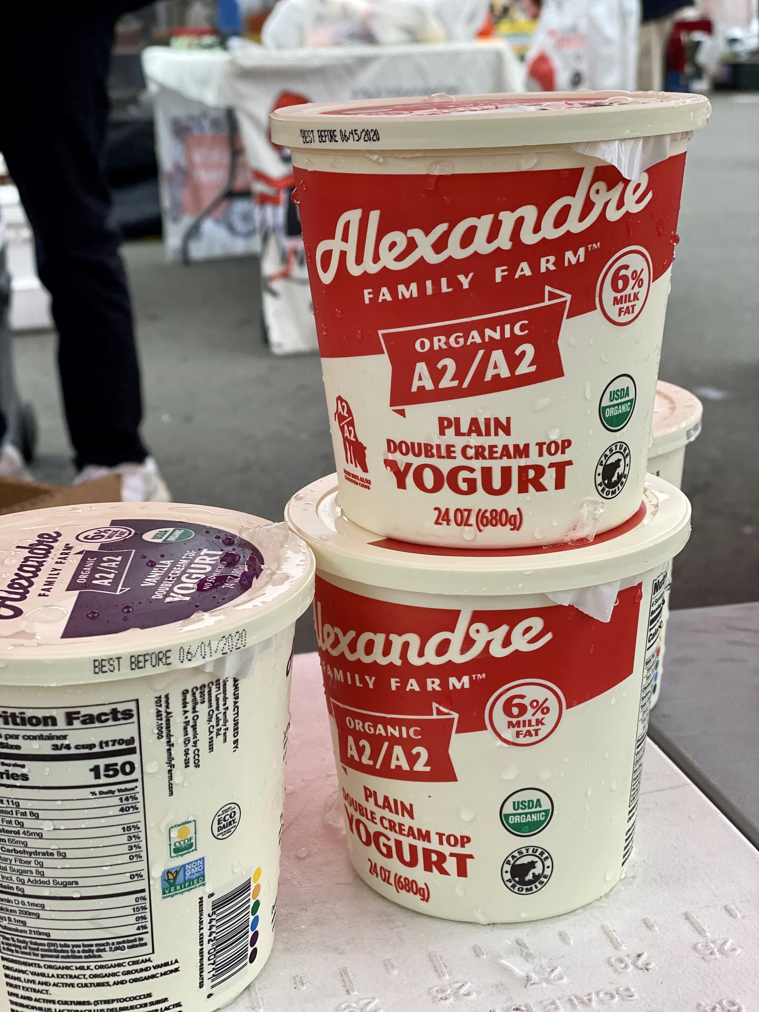 Alexandre Family Farm - Plain Yogurt, Organic A2 24oz — Niles Farmers ...