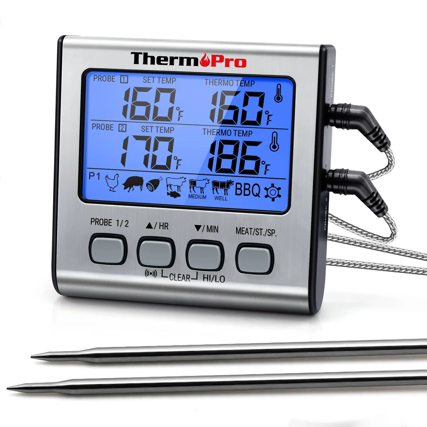 Dual Sensor Thermometer