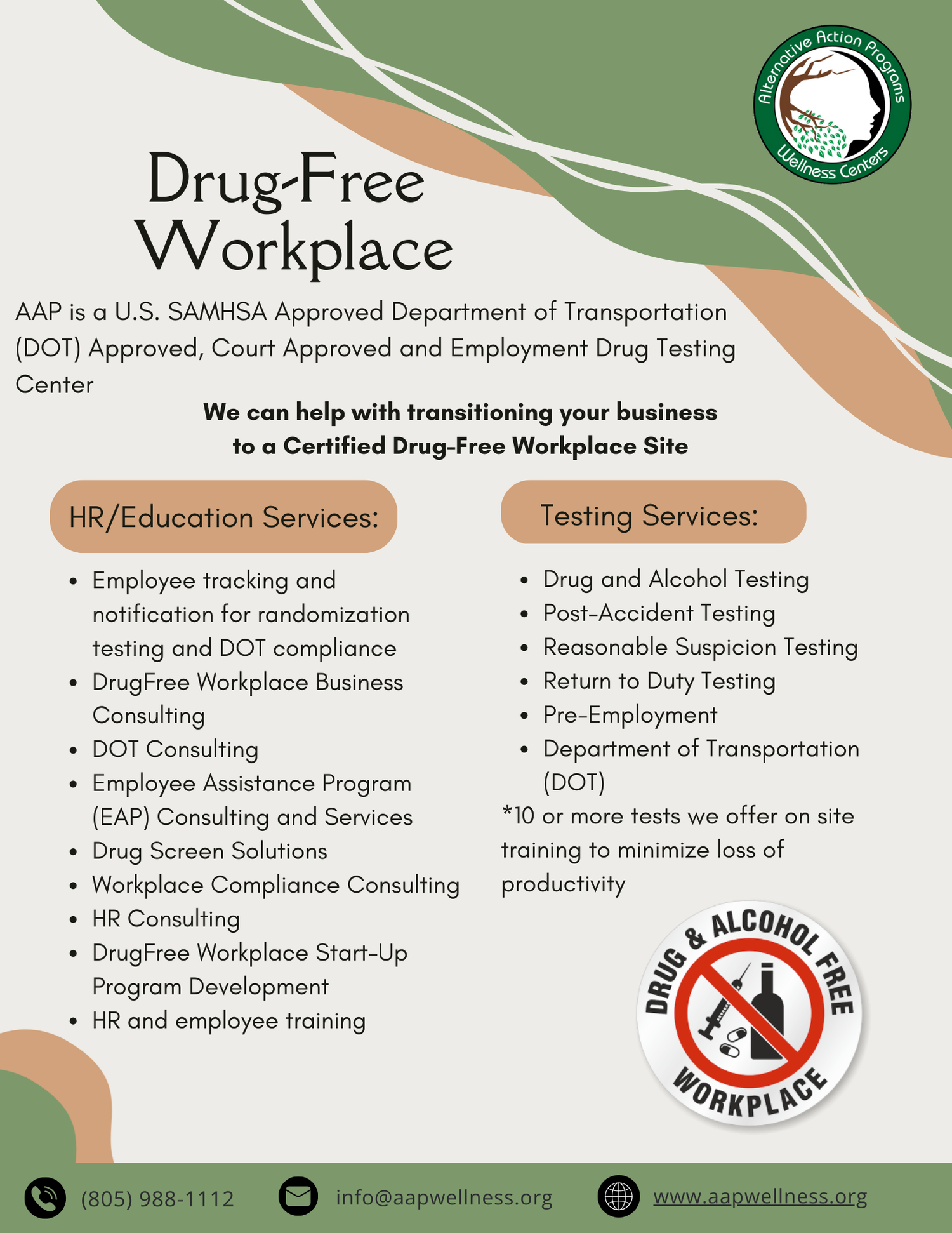 Drug Free Workplace — aapwellness.org
