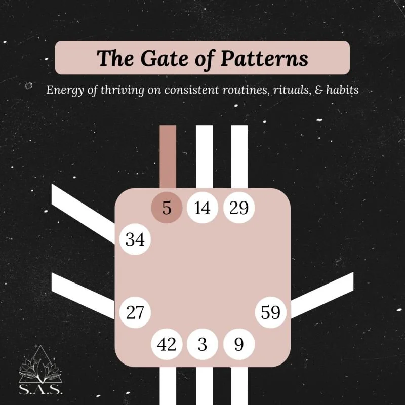 Human Design: Gate 5 - Patterns — Soul Aligned Sisters