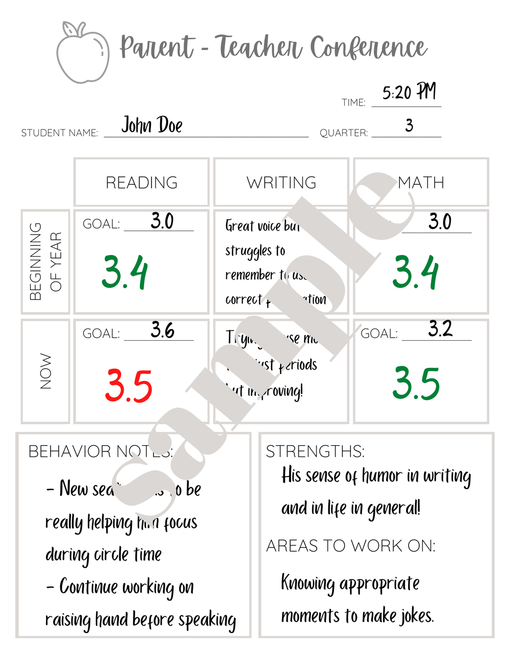 How do I prep for Parent Teacher Conferences? — Teacher Questions ...