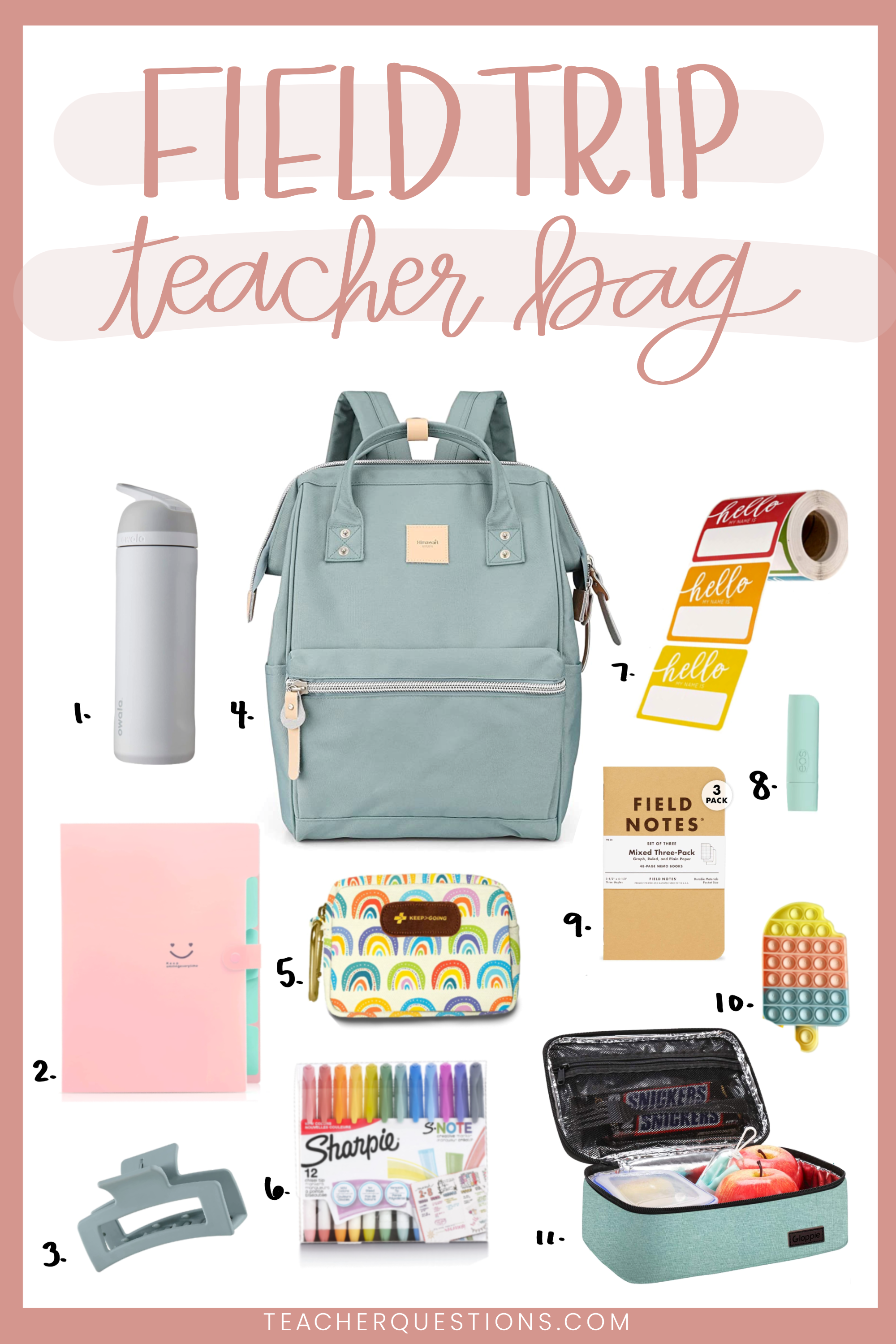Teacher Field Trip Bag Checklist — Teacher Questions - Advice and ...
