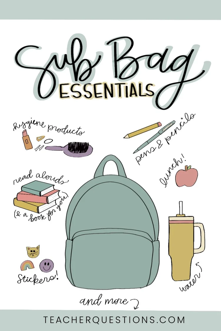 Elementary Substitute Teacher Essentials — Teacher Questions - Advice ...