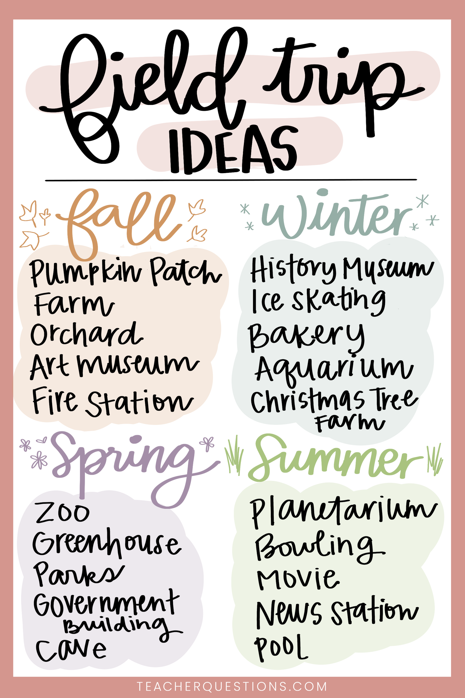 What are some easy elementary field trip ideas? — Teacher Questions ...