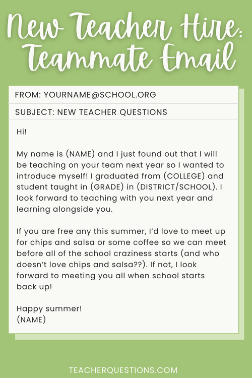 New Teacher Summer Tips — Teacher Questions - Advice and Freebies for ...