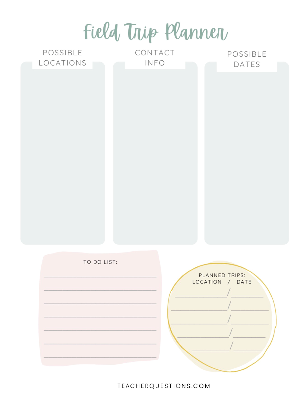 How to Plan and Schedule a Field Trip — Teacher Questions - Advice and ...