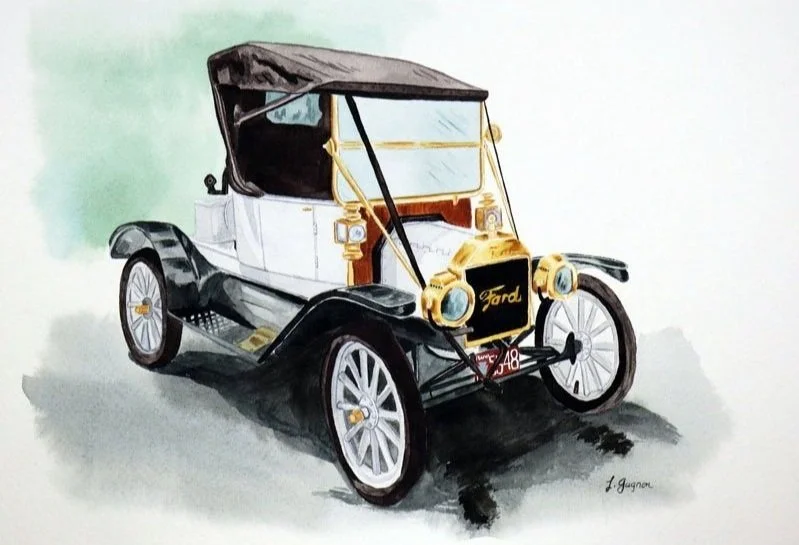 A Special Car Portrait | Stanley Mt. Wagon — J. Gagnon Designs