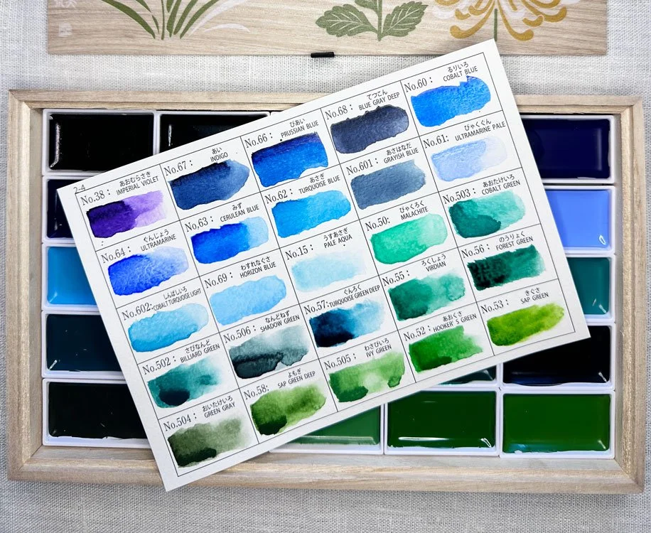 Exploring Gansai Tambi: Japanese Watercolors — J. Gagnon Designs