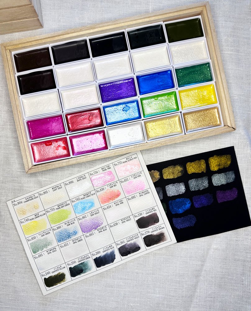 Exploring Gansai Tambi: Japanese Watercolors — J. Gagnon Designs