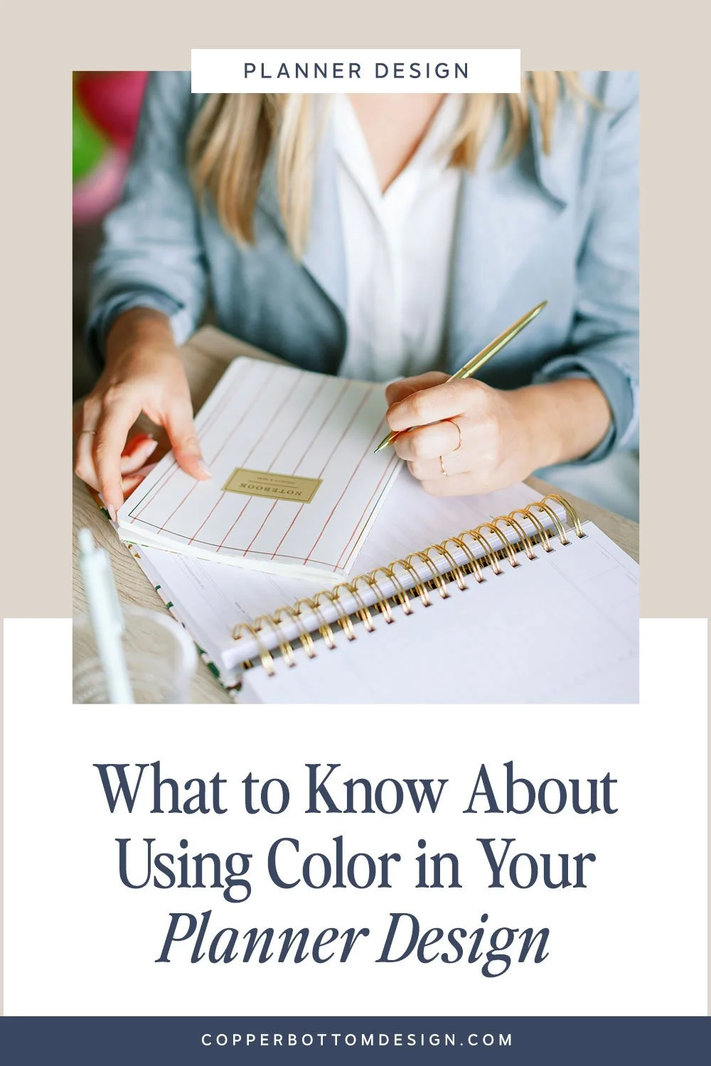 Using Color in Your Custom Planner Design | Copper Bottom Design Co.