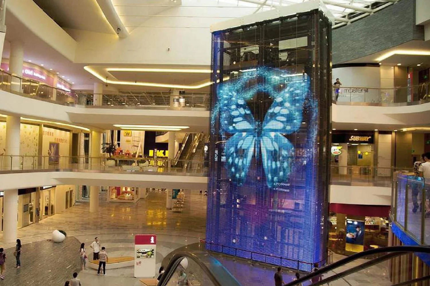 Digital LED Screens - Transparent Cabinets — Display Innovations