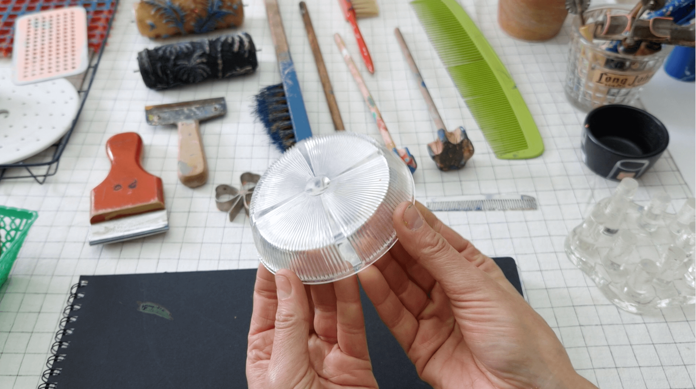 Creative mark making with vintage finds: Uncover unique art tools and ...