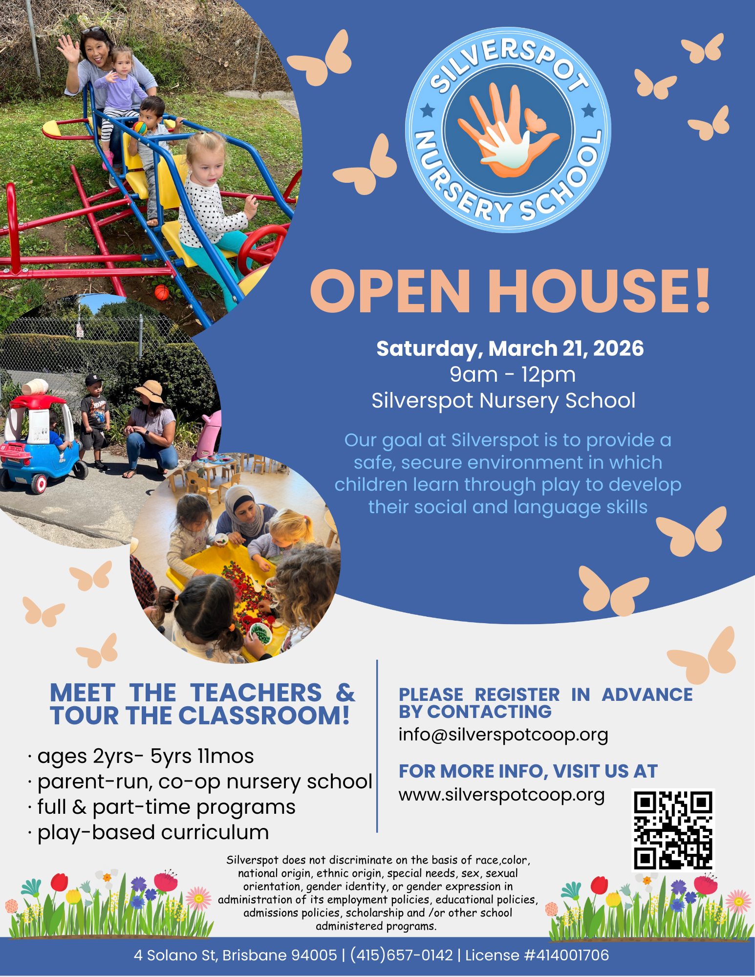 SILVERSPOT NURSERY SCHOOL — Open House