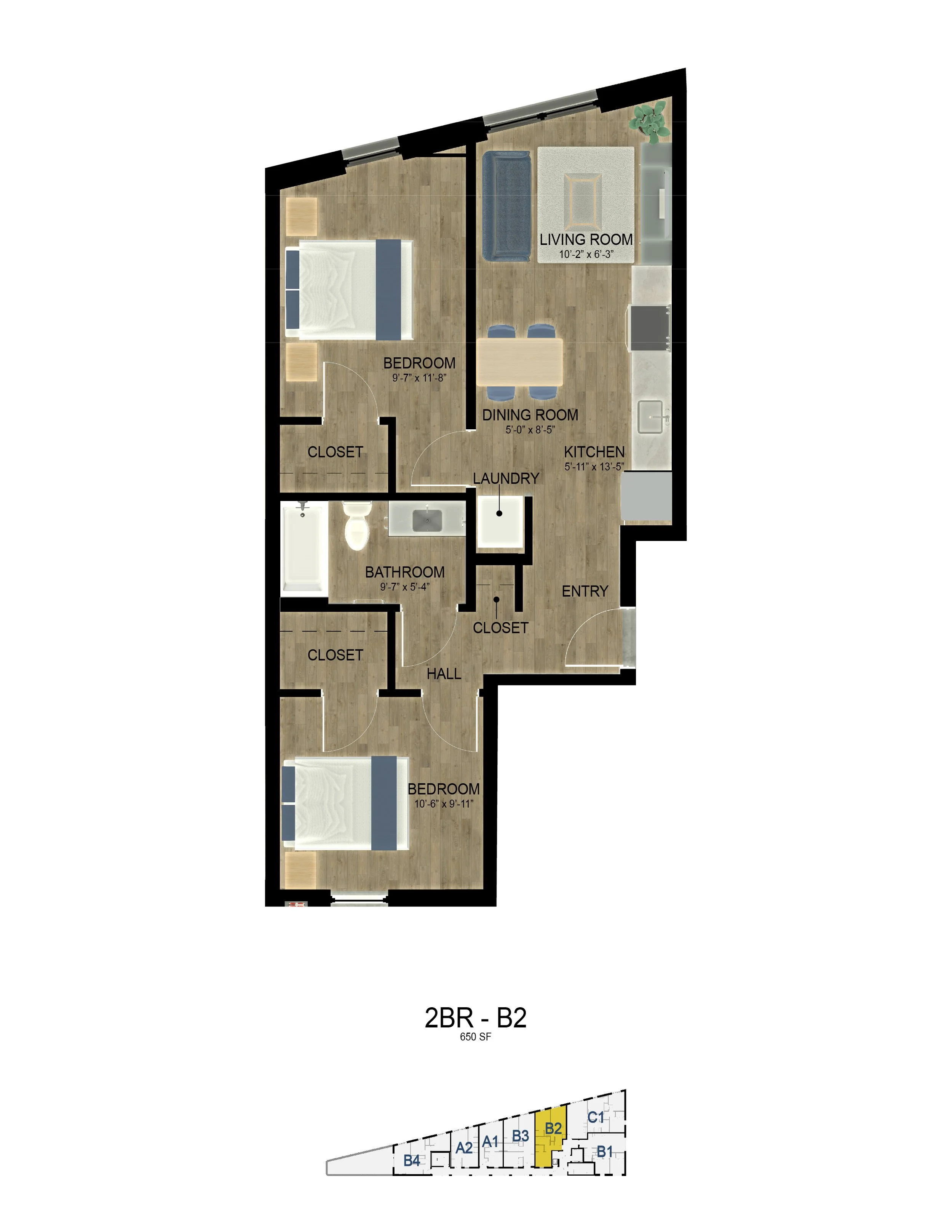 Floor Plans — The Burrell Denver