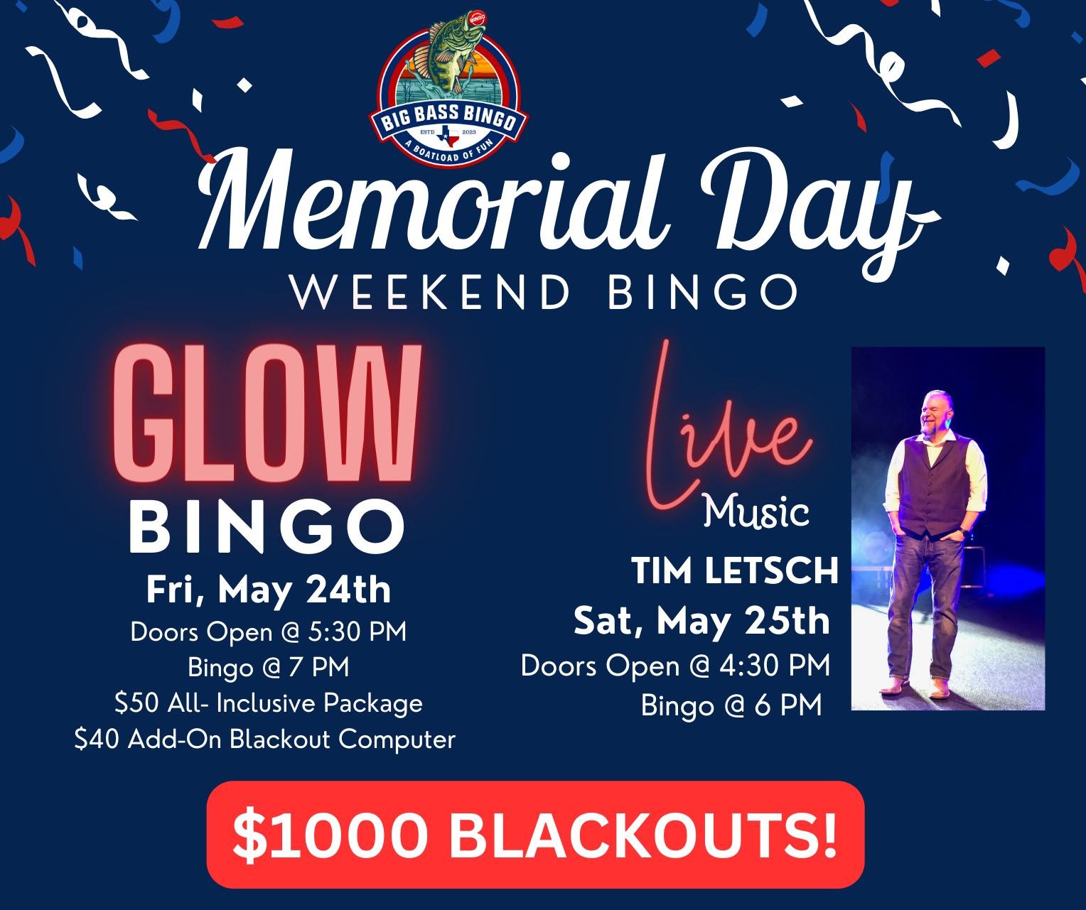 Glow Bingo — Big Bass Bingo