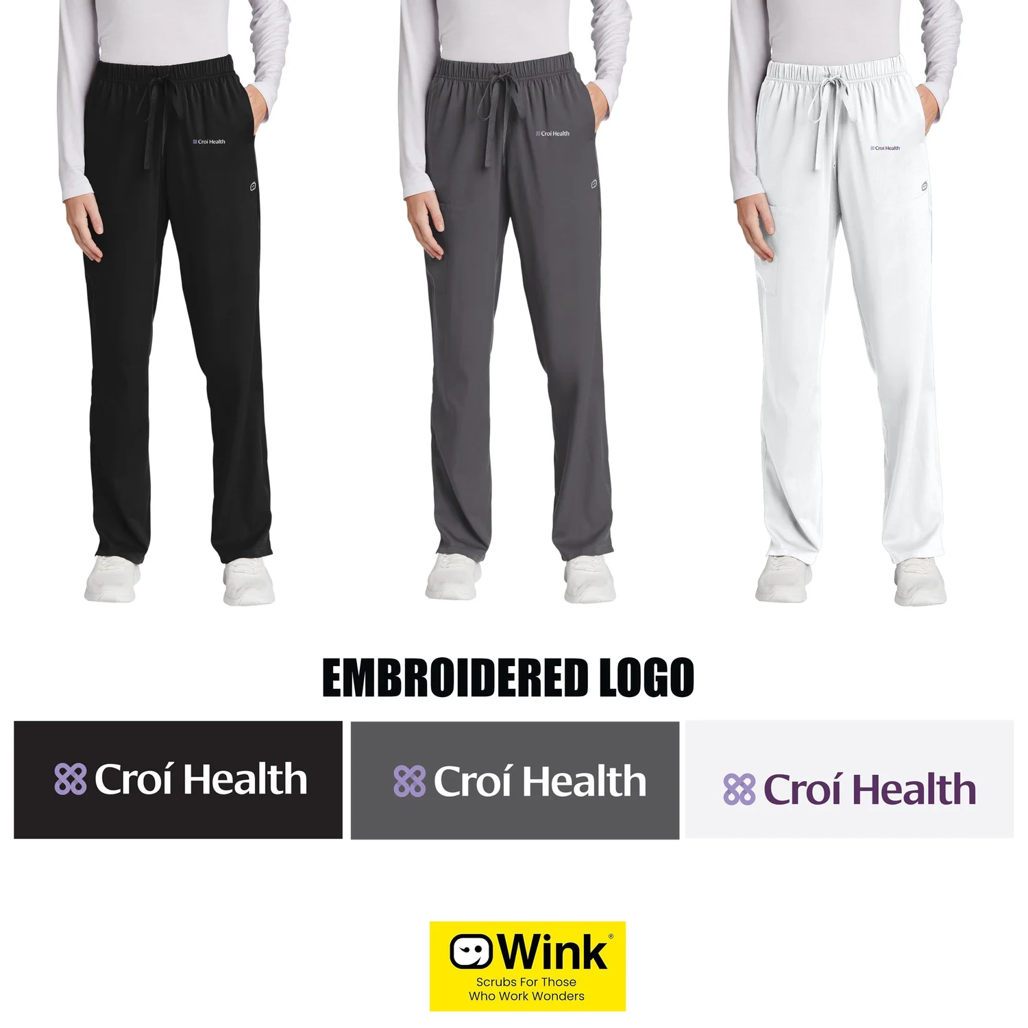 Croí Health Wink® Women’s WorkFlex Cargo Pant, BLANK/NO LOGO, Women’s ...