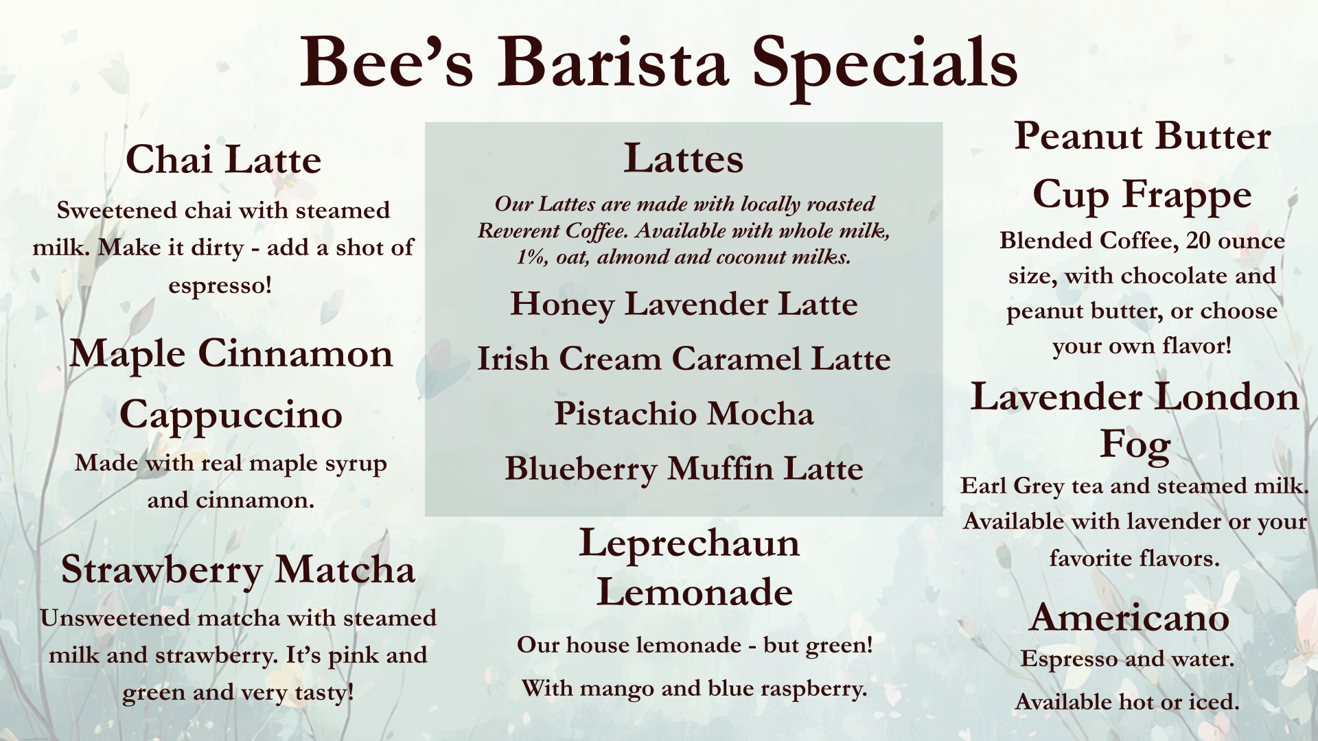 Bee's Bakery Cafe