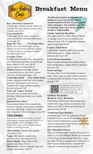 Bee's Bakery Cafe