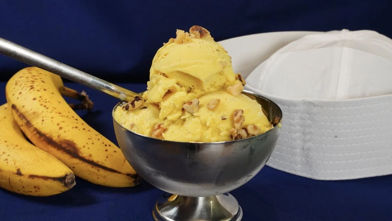 U.S. Navy Banana Nut Ice Cream — Tasting History