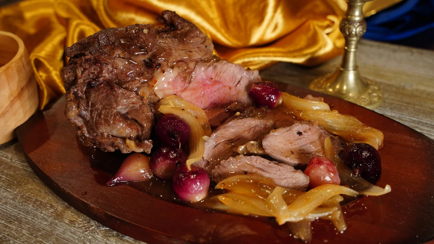 Lamb with Salted Wine Sauce — Tasting History