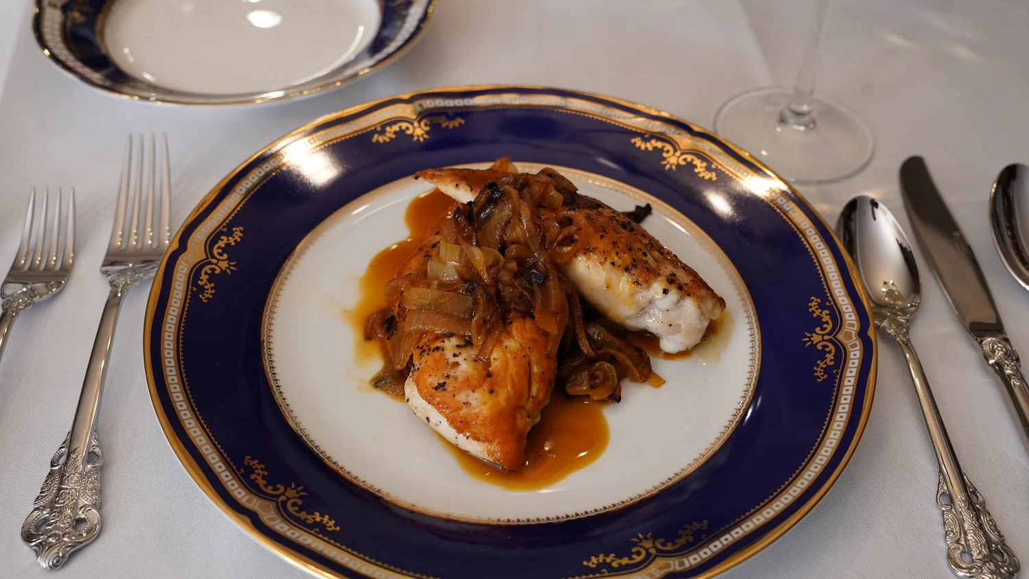 Sautéed Chicken Lyonnaise — Tasting History