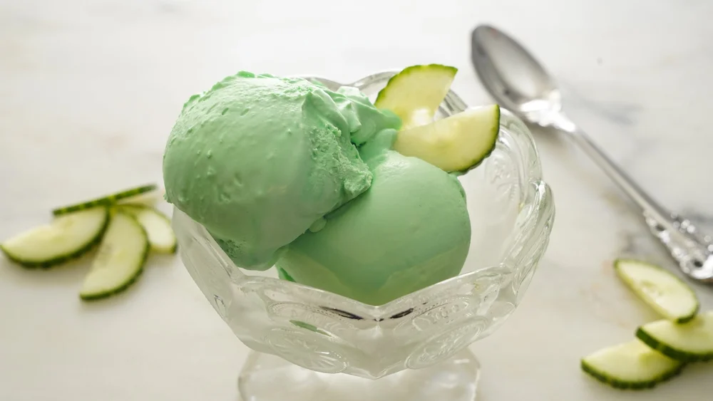 Cucumber Ice Cream — Tasting History